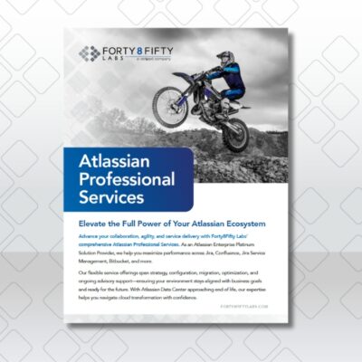 Atlassian Professional Services Brochure - Forty8Fifty Labs